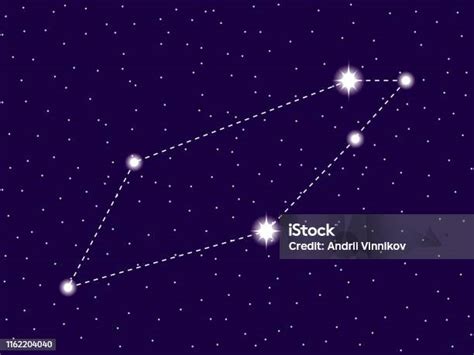 망원경 별자리 별이 빛나는 밤 하늘입니다 조디악 기호입니다 별과 은하의 클러스터 깊은 공간 벡터 일러스트레이션 0명에 대한 스톡 벡터 아트 및 기타 이미지 Istock