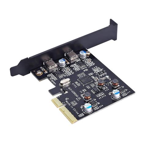 PCI E PCI Express X To USB Gen Gbps Port Type C Expansion Card Adapter For Desktop