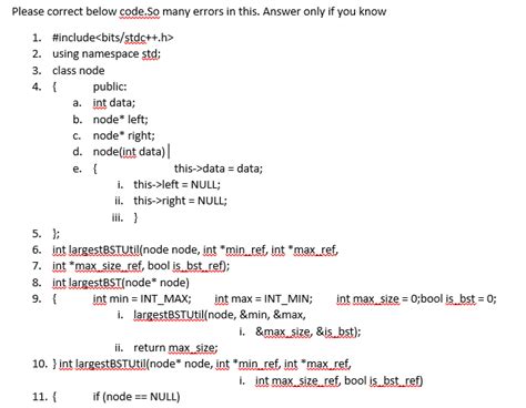 Solved Please Correct Below Code So Many Errors In This Chegg