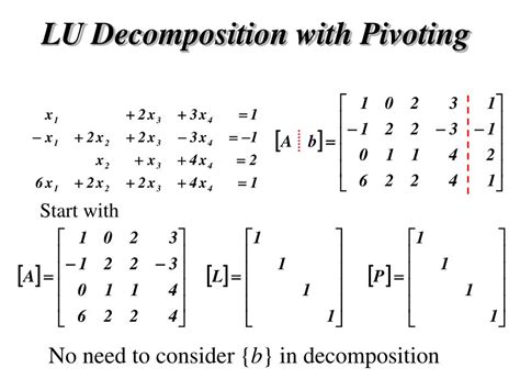 Ppt Lecture 11 Lu Decomposition Powerpoint Presentation Free Download Id5120908