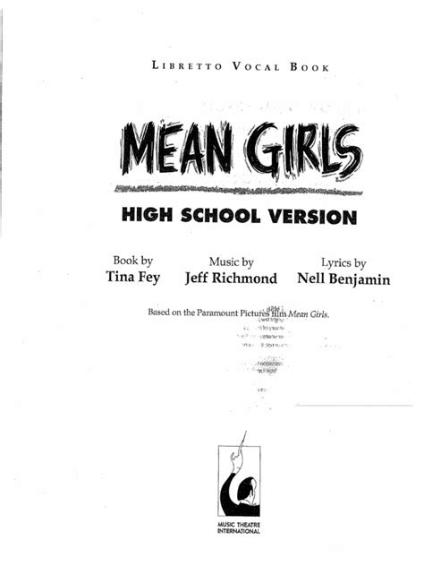 Mean Girls Script Pdf