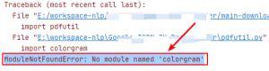 Fix Modulenotfounderror No Module Named Colorgram Error Python Tutorial