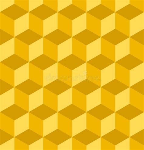 Seamless Cubic Pattern Abstract Geometric Low Poly Background Stylish Fractal Texture Stock