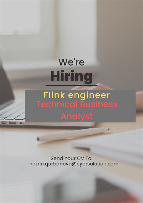 Cyber Solution On Linkedin Hiring Flink Engineer Technical