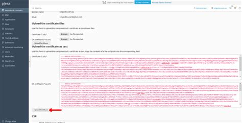 Plesk SSL Configuration And Installation Guide SSLTrust