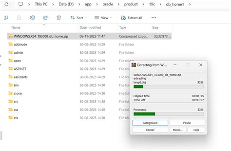 Oracle 19c Installation On Windows
