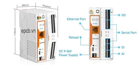 Bộ định Tuyến Công Nghiệp Router điều Khiển Io Ethernet Usr M100