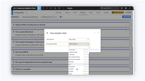 Concept Grouping Variables In Statistical Testing Dataiku Knowledge