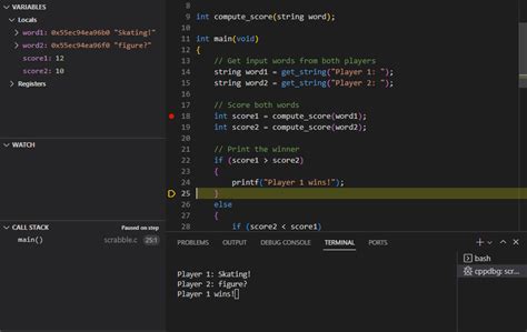 week 2 lab 2 check50 shows errors but when i run my code in the debugger the results are
