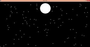 Draw Starry Sky With Moon Using Turtle In Python Geeksforgeeks