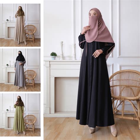 Jual Kupnad Gamis Casual Premium Katun Madinah Medina Kinara Dress