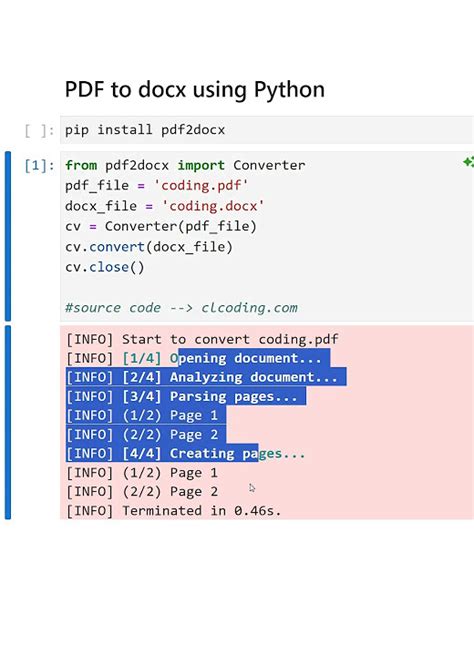 Pdf To Docx Using Python Coding Python Pythonprogramming Pythonprojectswithsourcecode Youtube