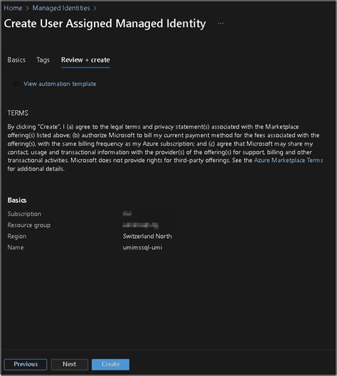 connect azure sql server via user assigned managed identity under