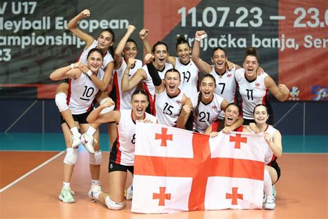 ფრენბურთი საქართველოს 17 წლამდე ნაკრებმა ევროპის ჩემპიონატზე სერბეთი დაამარცხა