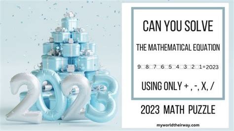 2023 New Year Math Puzzle