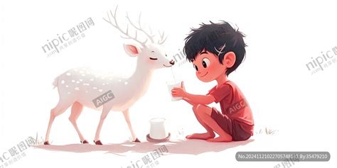 Ai创作图唯美小男孩插画 拟人鹿插画 仙鹿大米插画 治愈系儿童插画 青春男孩插画 男孩玩耍插画 插画阳光男孩 白鹿插画 儿童插画小鹿 男孩人物插画 鹿包装插画 治愈系儿插 鹿茸粉插画 插画男孩