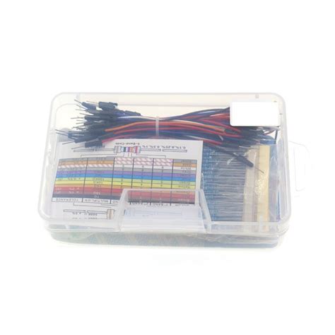 For Arduino Resistor Led Capacitor Jumper Wires Breadboard Resistor Kit Starter Kit