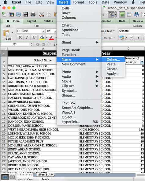 Simplify Excel Formulas Using Named Ranges — Analytics Made Accessible