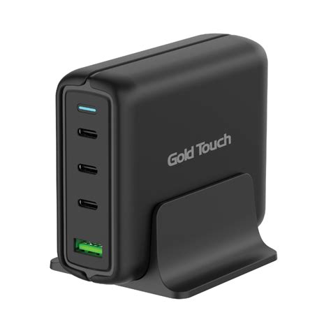 Multi Port Charger 3 X USB C 1 X USB A PD Gold Touch