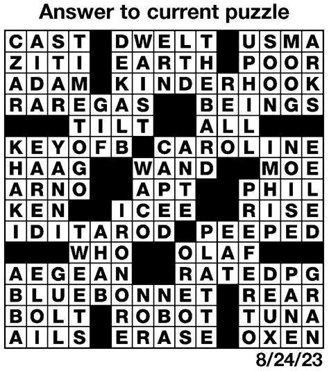 Crossword Sudoku Answers Aug 24 30 The Dakota Scout