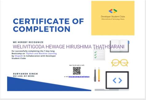 Hirushima Thathsarani On Linkedin Python And Machine Learning