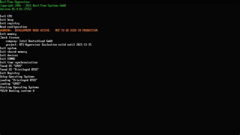 Real Time Systems Hypervisor Rth — Eci Documentation