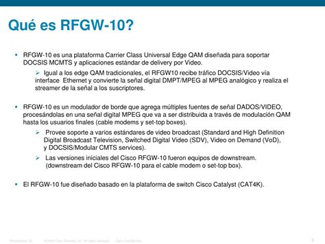 PPT RFGW 10 RF Gateway Visión General PowerPoint Presentation free download ID 6455562