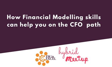 how financial modelling skills can help you on the cfo path plum