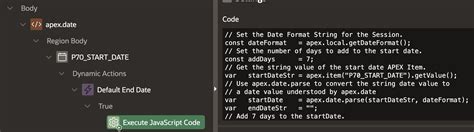 Easy Date Handling In Oracle Apex And Javascript With Apexdate
