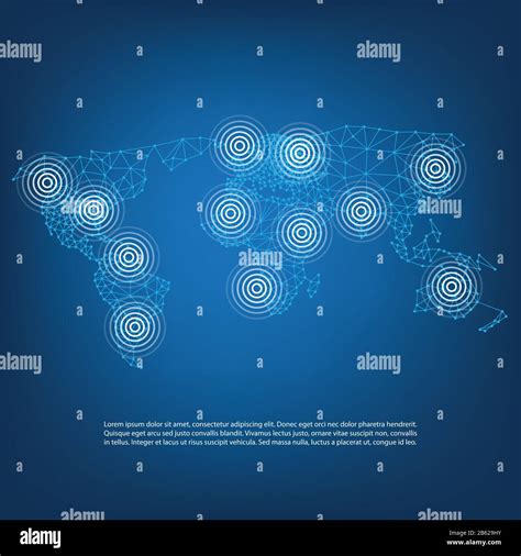 Digital Network Connections Technology Background Cloud Computing
