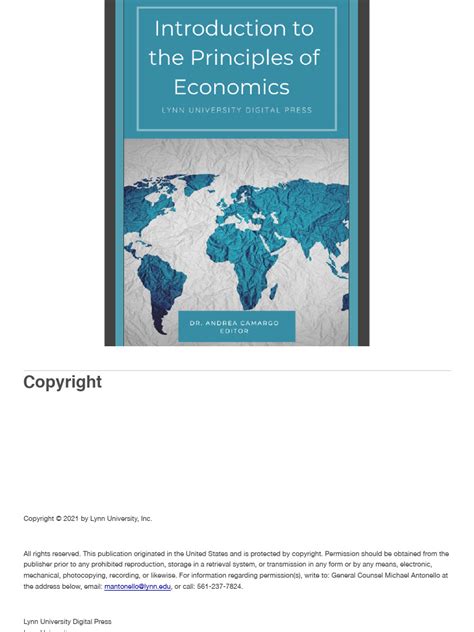 Introduction To The Principles Of Economics Pdf Macroeconomics