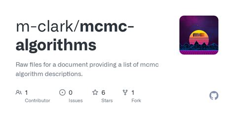 Github M Clarkmcmc Algorithms Raw Files For A Document Providing A