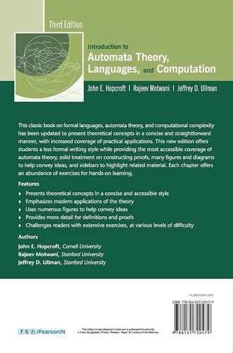 Introduction To Automata Theory Languages And Computation Paperback