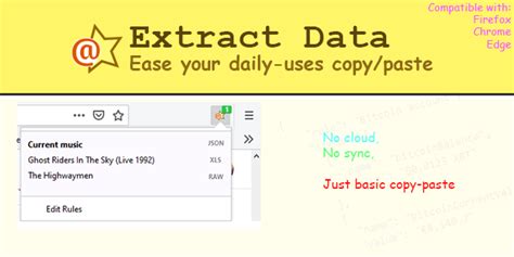 GitHub Pdulvp Extract Data Ease Your Daily Uses Copy Paste As JSON XLS Or With Textual Format