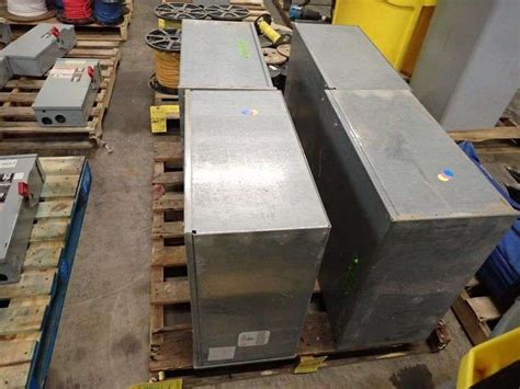 Lot Of Empty Control Panel Enclosures Yellow Tag Auctions