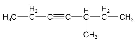 Draw The Structure Of 5 Methyl 3 Heptyne Quizlet