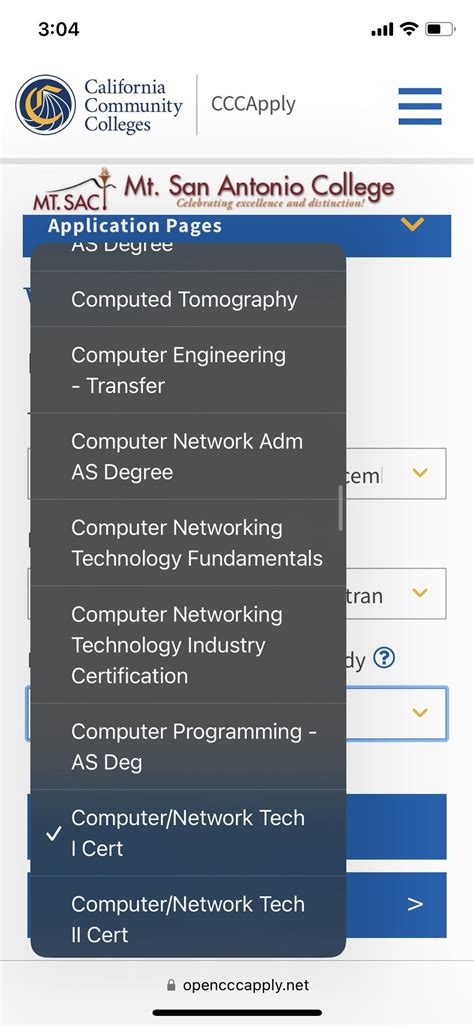 Computer Science Option Unavailable On Ccc Website R Mtsac