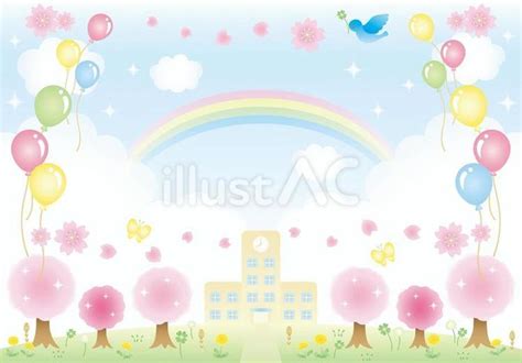 入学式卒業式おめでとうフレームイラスト フレーム イラスト イラスト フレーム