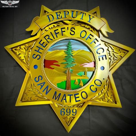 Militarymetalart Inc On Linkedin The San Mateo County Sheriffs