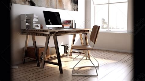 노트북 책상과 의자 세트의 놀라운 3d 스튜디오 렌더링으로 작업 공간을 향상하세요 작업 3d 배경 놀라 배경 상하 배경 이미지 Hd 작업 3d 놀라 상하 배경