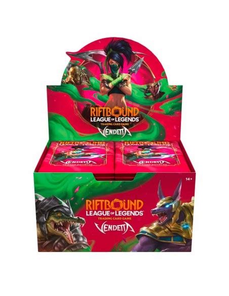 Riftbound League Of Legends Tcg Vendetta Booster Box 24 Packs