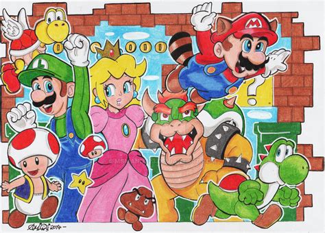 Super Mario Fan Art By Msmandz23 On Deviantart