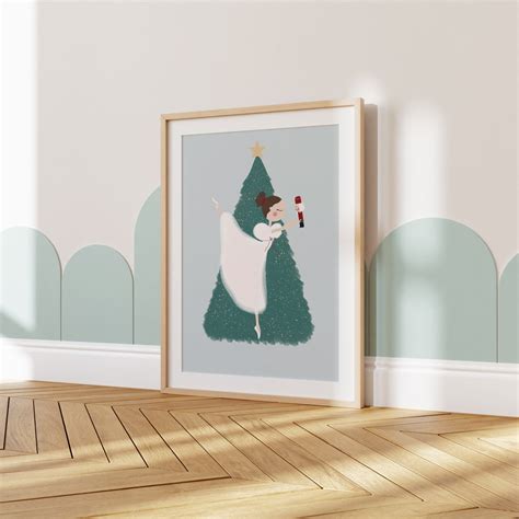 Ballerina Clara From Nutcracker Art Print Clara Nutcracker Etsy