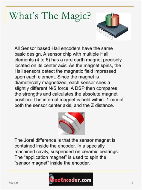 Joral Non Contact Encoders Ppt Pdf