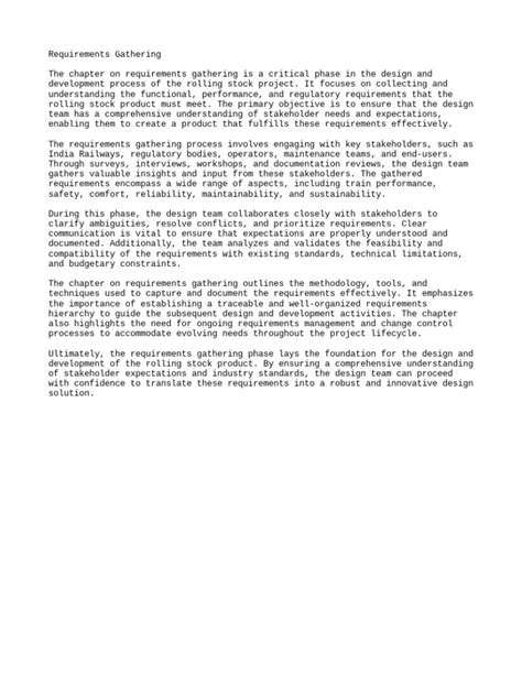 Requirements Gathering For Research Design Pdf