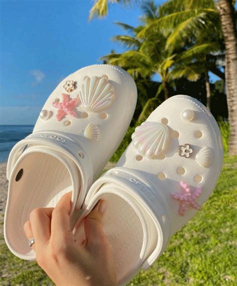 [당일출고🛻] 바다여행 진주 조개 지비츠 세트 10p 휴양지 여름 호환 입체 파츠 참 신발악세사리 에이블리