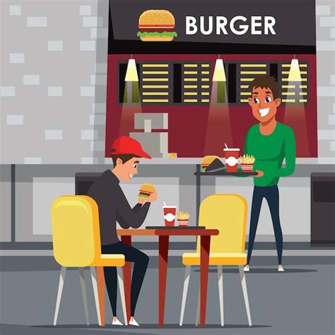 무료로 다운로드 가능한 패스트푸드점 벡터 And 일러스트 Freepik