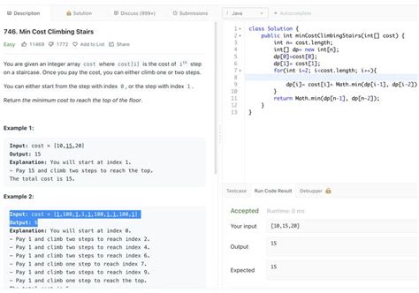 Deepti Agarwal On Linkedin 30200 Topic Dynamic Programming Problem Min Cost Climbing