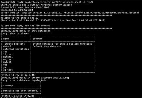 使用impala操作kudu 技术文章 云掣