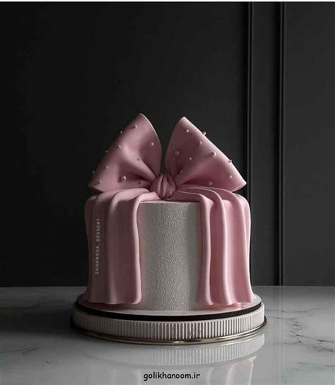۱۵ مدل کیک تولد پاپیون دار رنگ‌ و طرح‌ مختلف ترند امسال برای خانمهای